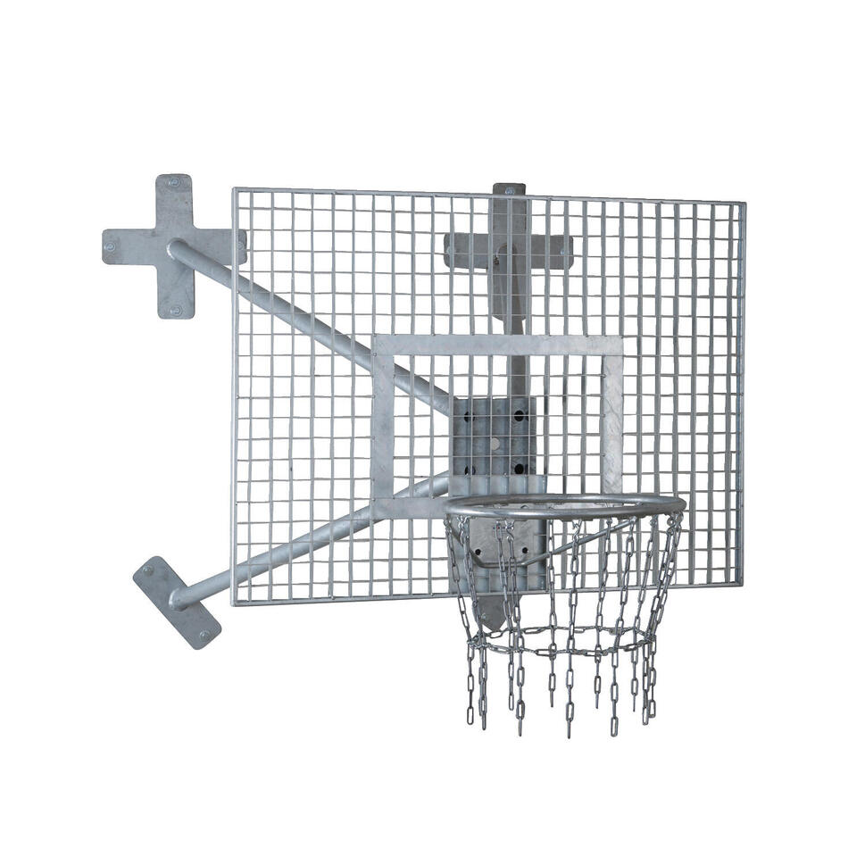Wall-Mounted Basketball Unit Fair Play Outdoor Outdoor hoop Backboard ...