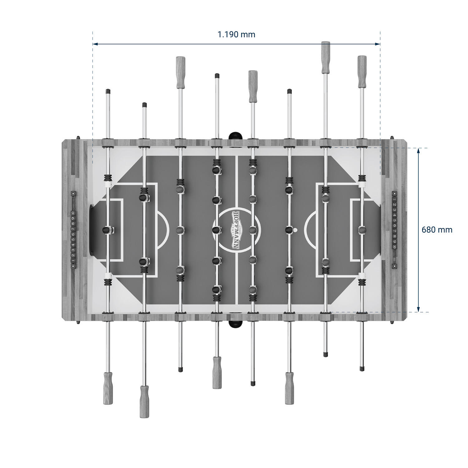 Tischkicker Profi Tischfußball Unisex AUTOMATEN HOFFMANN | Decathlon