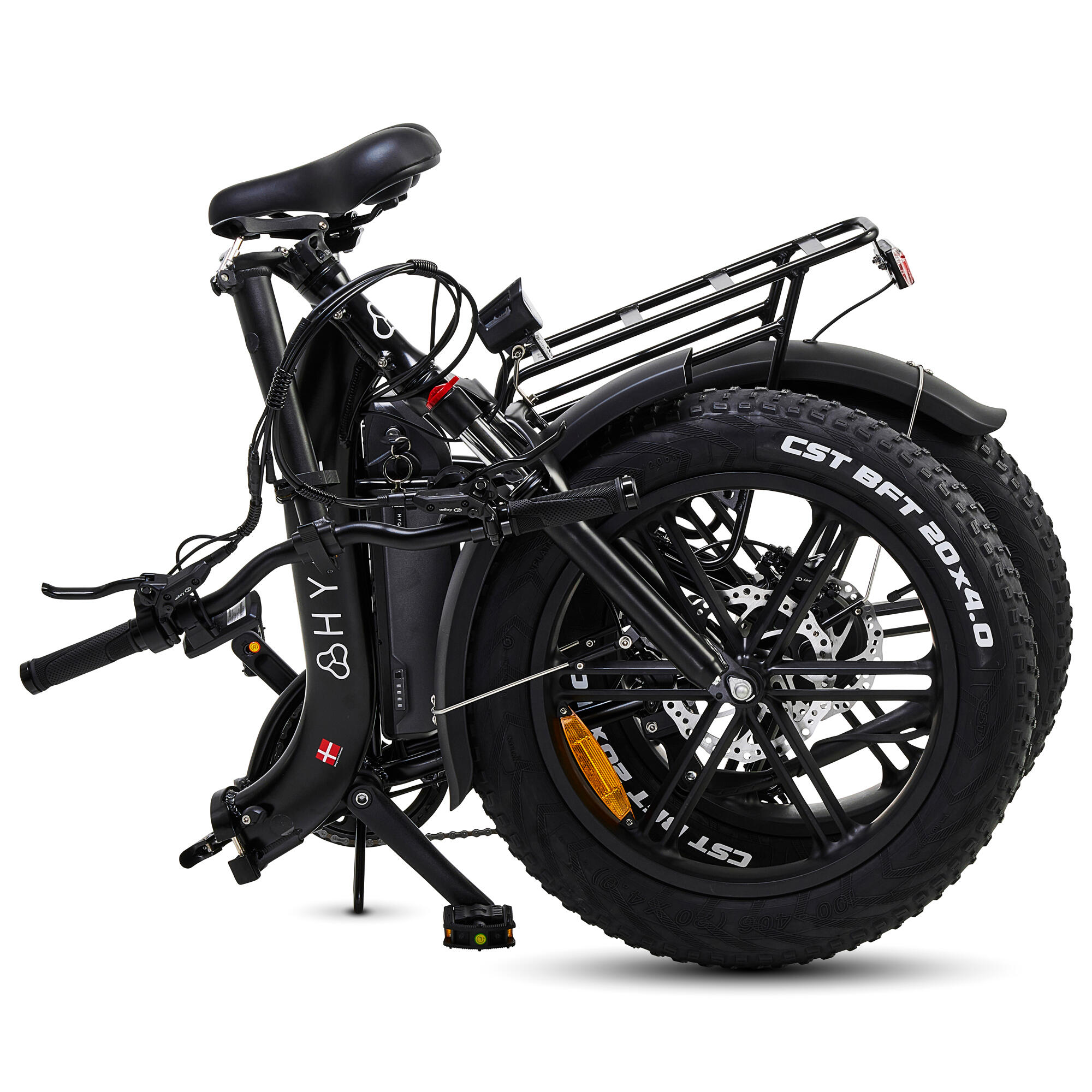 Vester Step 2025 Folding E-Bike – 48V 14Ah Fat Tyre | Onyx Black HYGGE ...