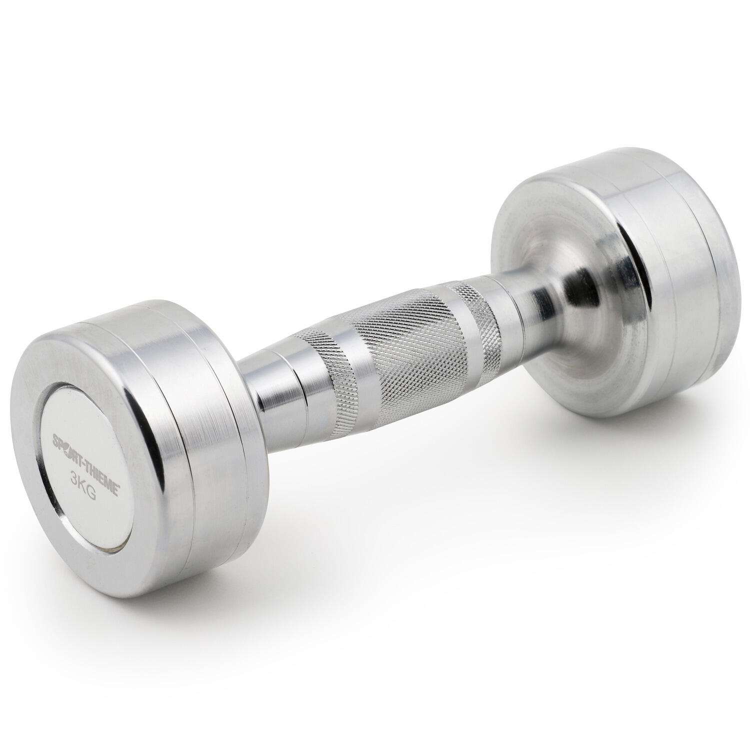Compact Dumbbell Chrome 6 kg Gewichtheben Unisex SPORT THIEME | Decathlon