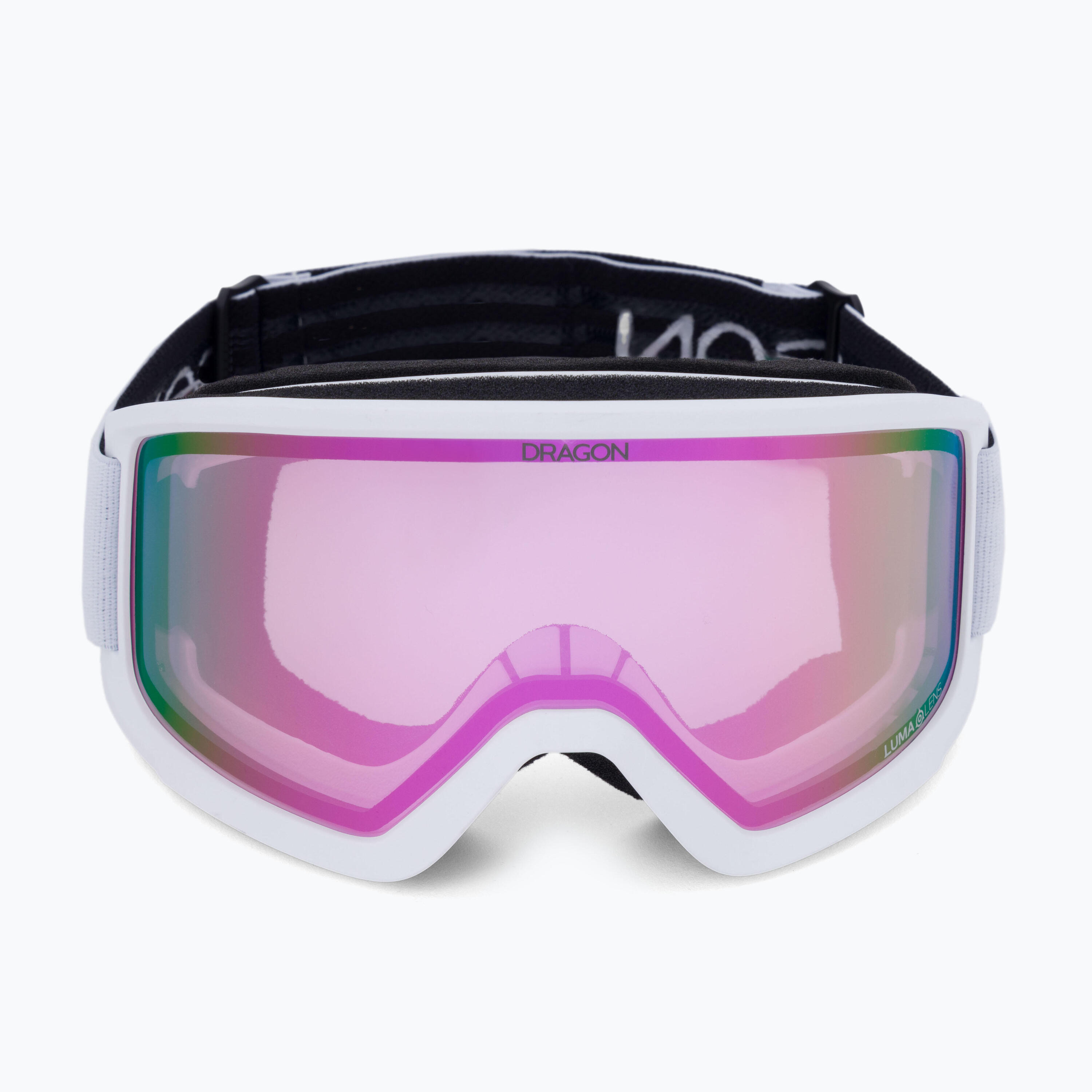 DX3 OTG Unisex Snow Goggles - White/LL Pink Ion DRAGON | Decathlon