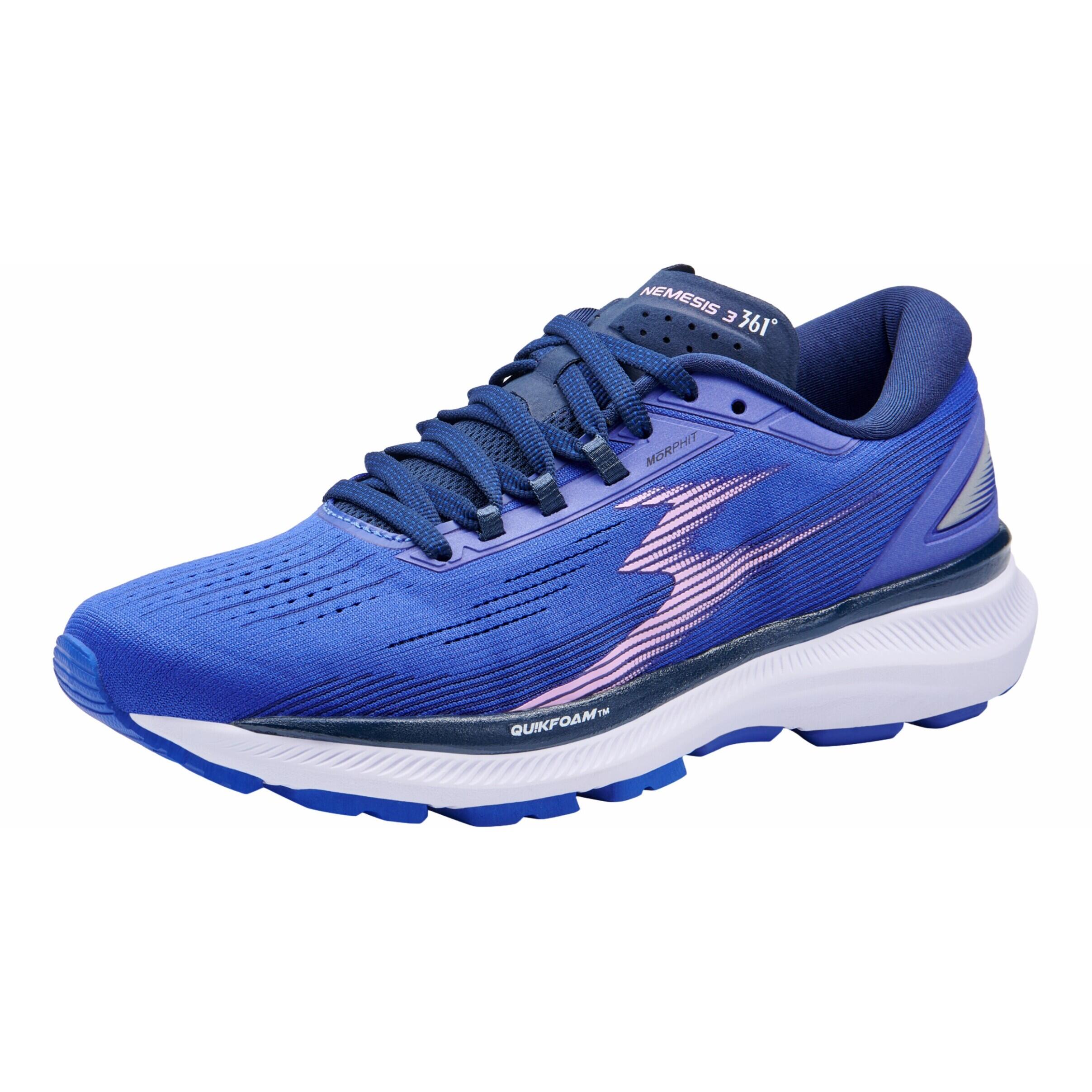 361° Nemesis 3 Women's Wide Fit Running Shoes Purple | Decathlon
