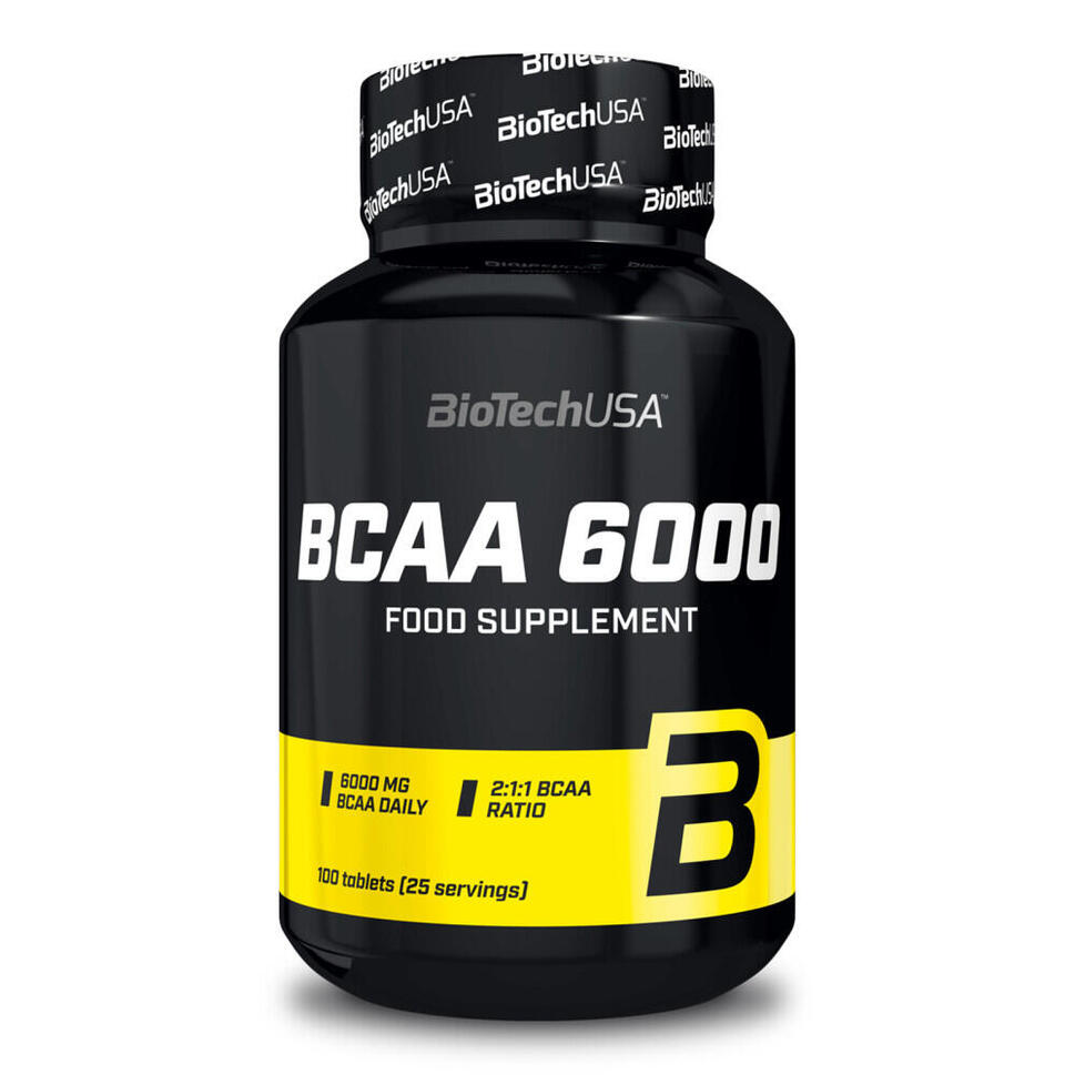 BIOTECHUSA Bcaa - Bcaa 6000 (100 Capsules) | Decathlon