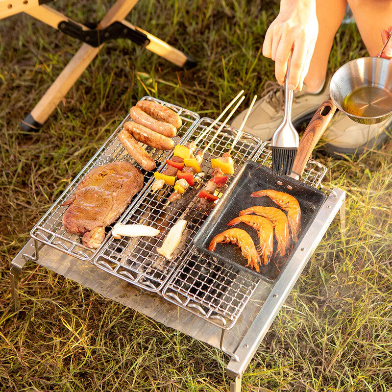 Skládací kempinkový FLEX Grill pro 2-4 osoby FLEXTAIL - Decathlon