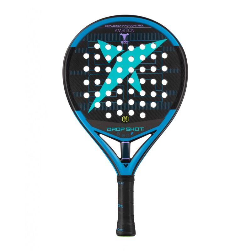 Drop Shot Explorer Pro Control Padelracket - ZWART - unisex | Decathlon