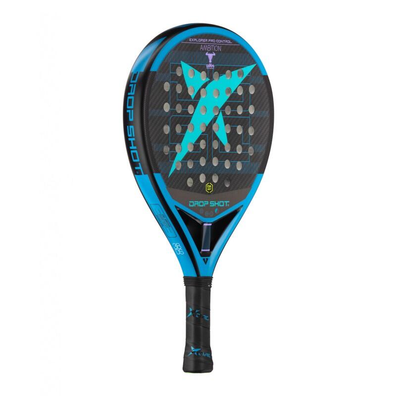 Drop Shot Explorer Pro Control Padelracket - ZWART - unisex | Decathlon