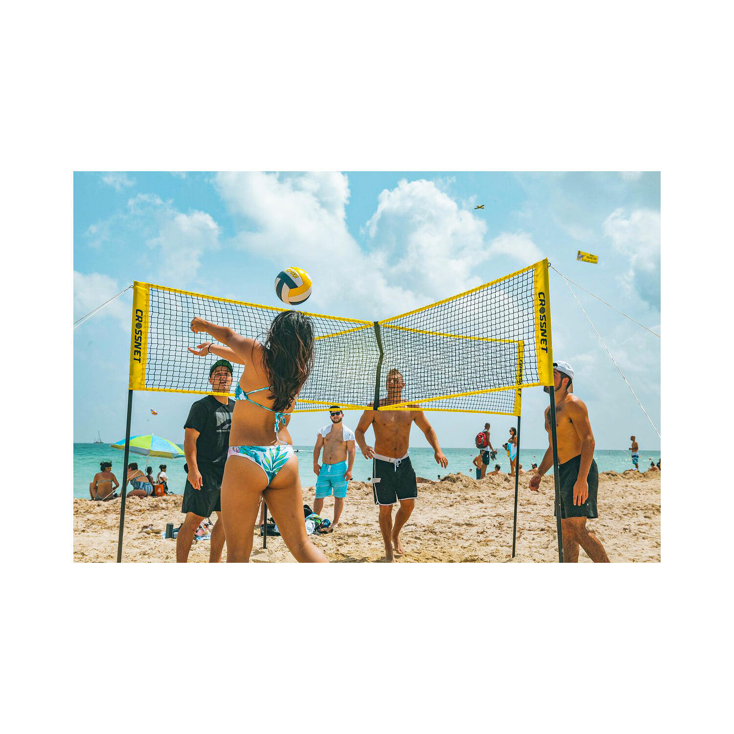 Hammer Crossnet Volleybal Net Four Square | Decathlon