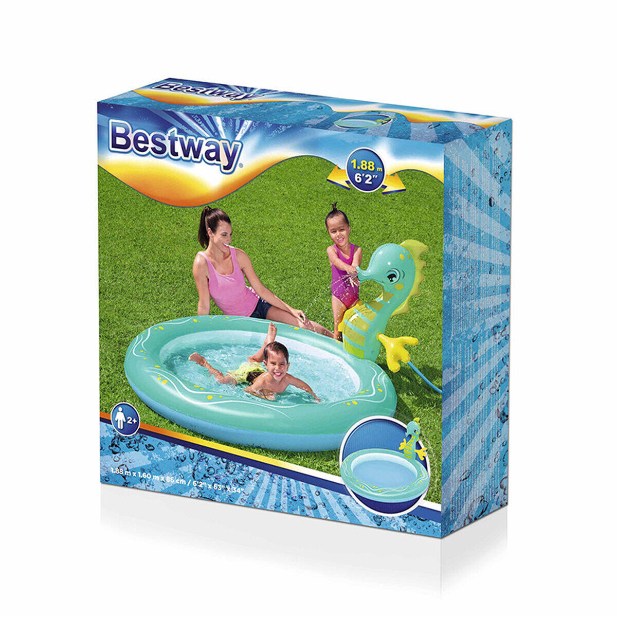 Inflatable Paddling Pool for Children Bestway + 2 Years BESTWAY | Decathlon