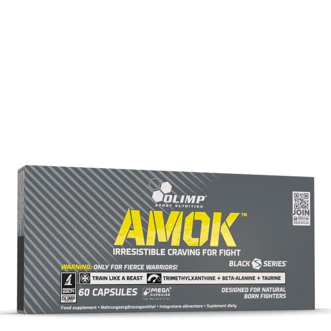 OLIMP SPORT Pre-workout - Amok (60 Caps) | Decathlon