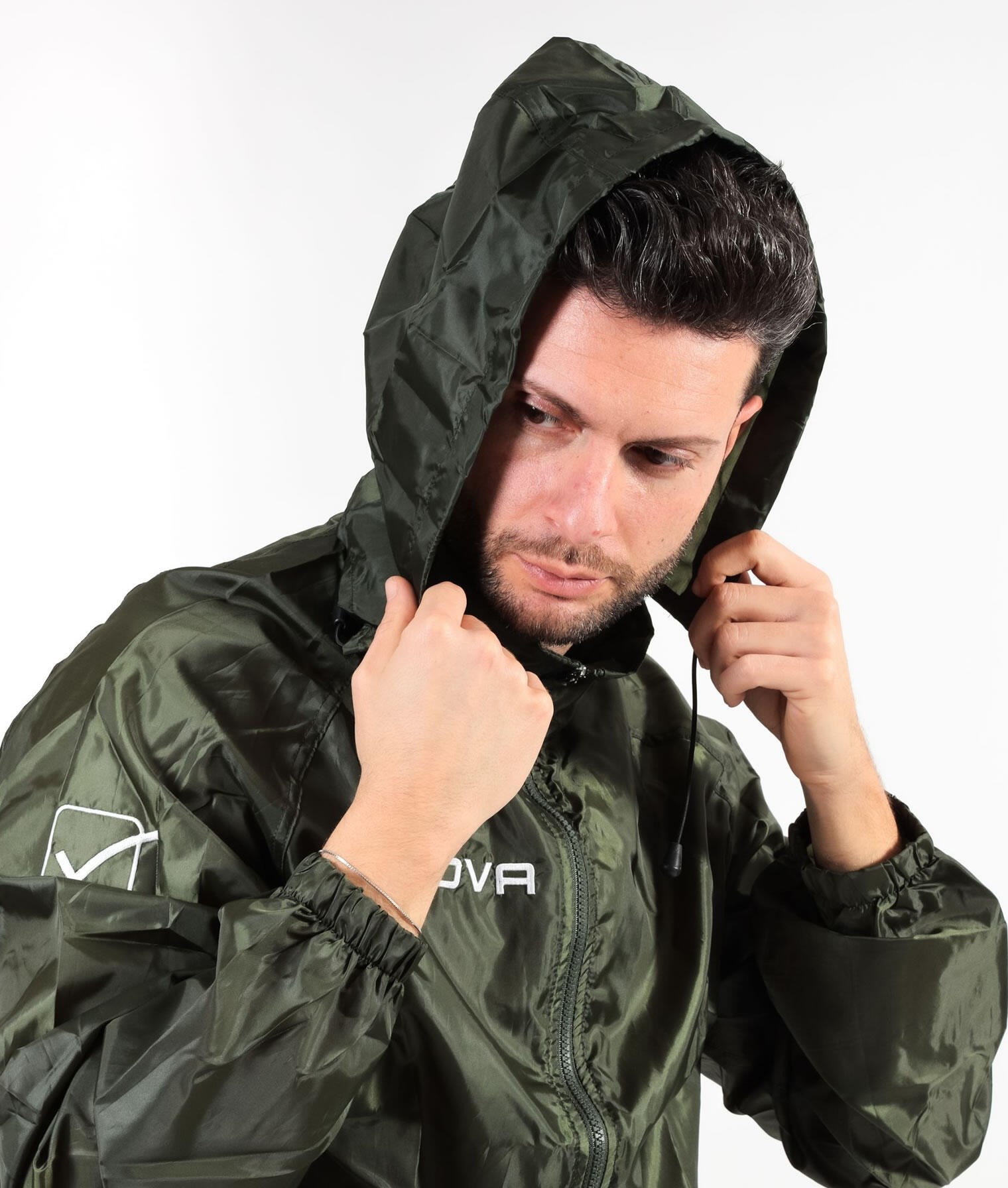 Giacca impermeabile (k-way) uomo givova verde militare GIVOVA | Decathlon