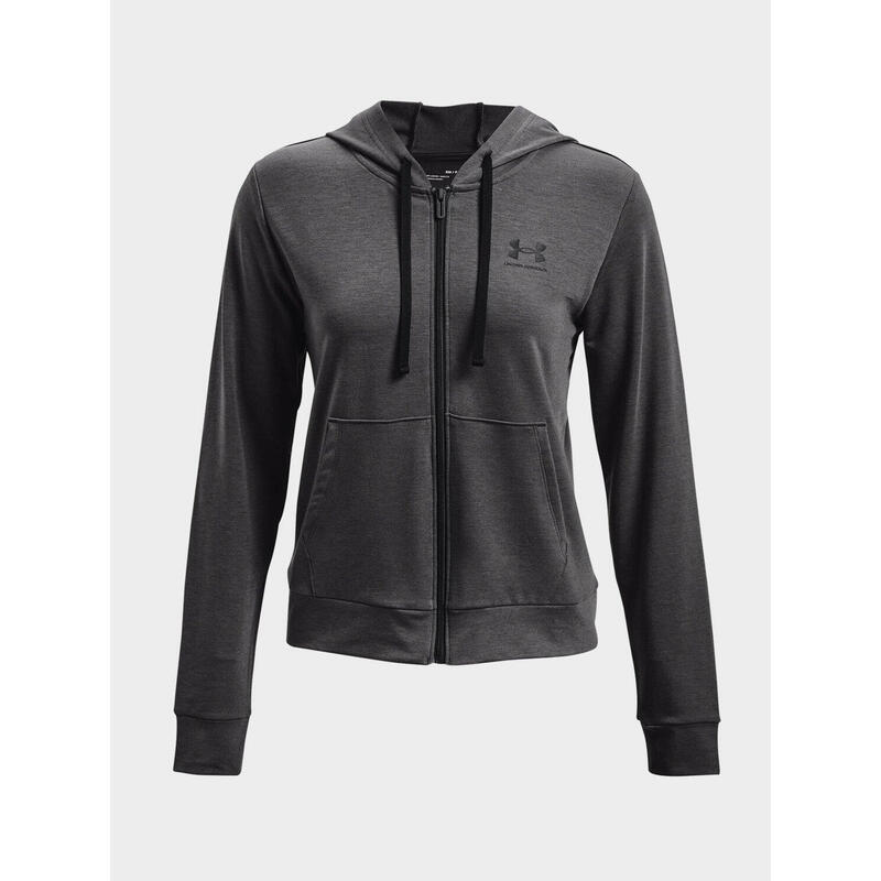 Sweat d'entraînement Under Armour femme Rival Terry Full Zip Hoodie UNDER ARMOUR | Decathlon