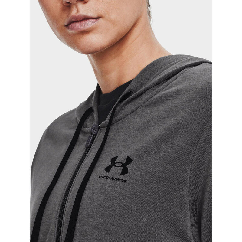 Sweat d'entraînement Under Armour femme Rival Terry Full Zip Hoodie UNDER ARMOUR | Decathlon