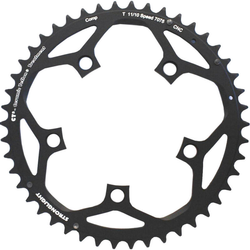 Kettingblad Shimano/Sram/FSA Type S CT2 10/11V 52T Steek 110 Zwart ...