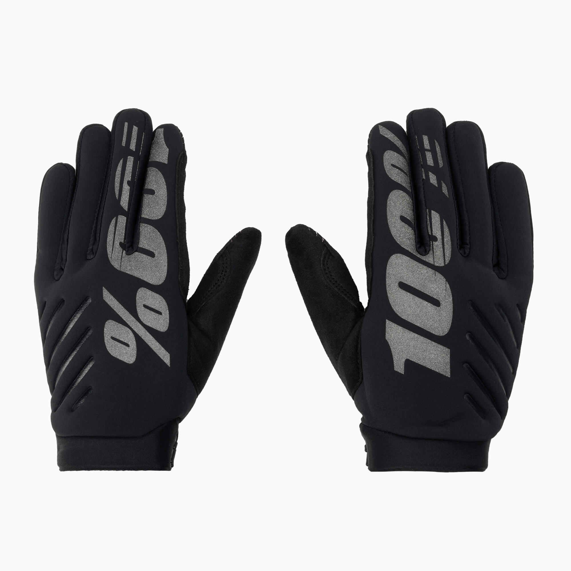 100% BRISKER Glove Black - MTB Cycling Trail Enduro Cold Weather Glove 100PERCENT | Decathlon