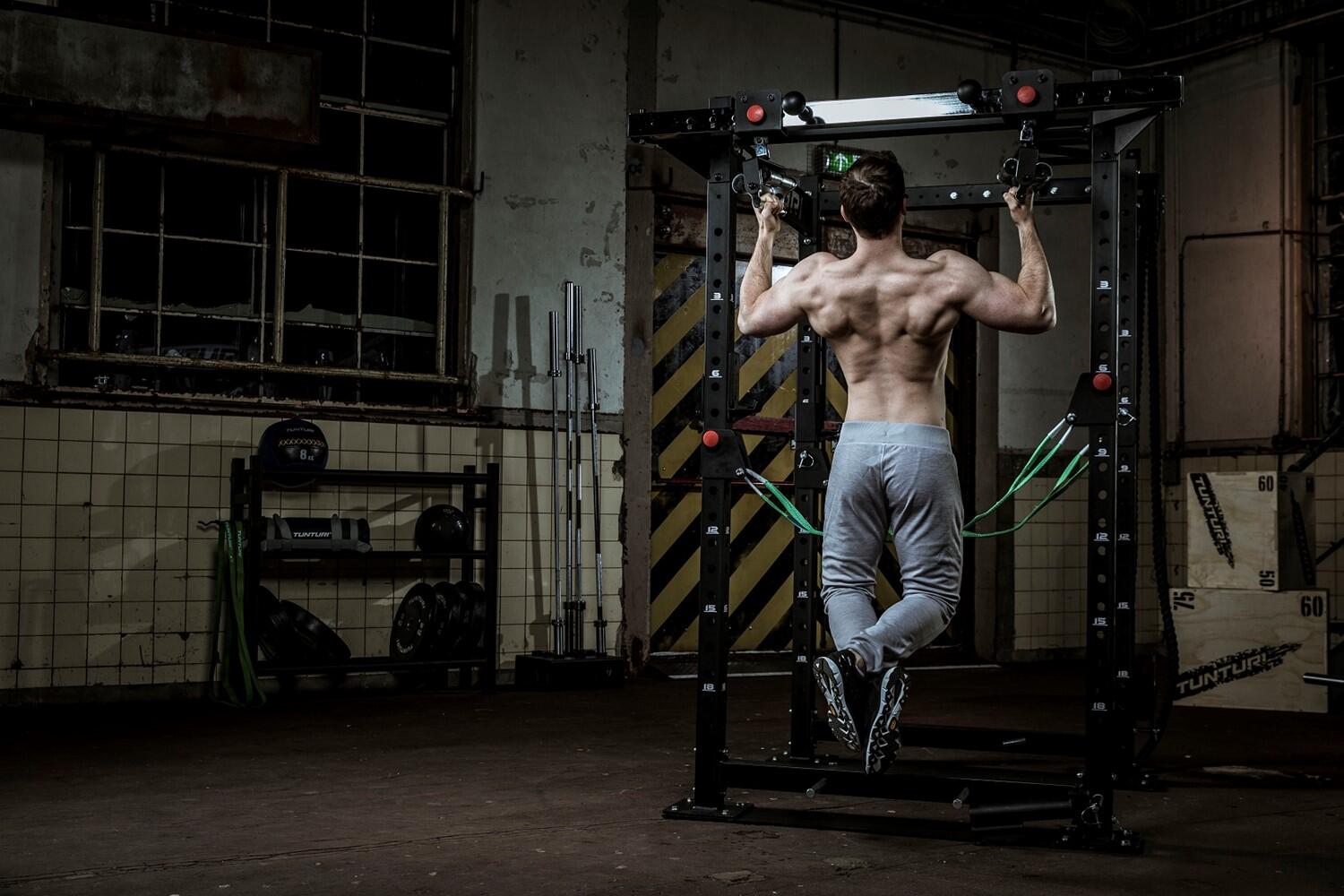 Tunturi Multigrip Pullup Sliders RC20 Black Steel, 3 Grips TUNTURI ...