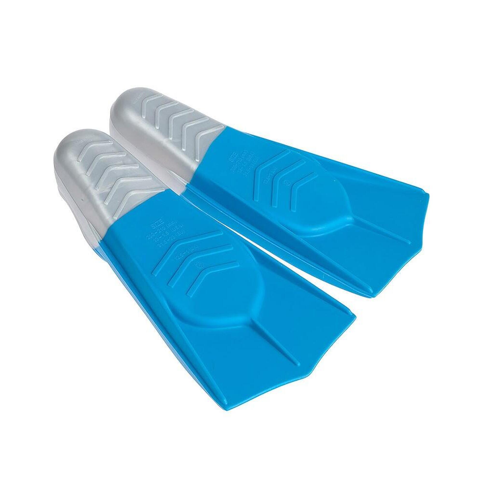 Aletas natación cortas MAD WAVE FINS TRAINING Azules | Decathlon