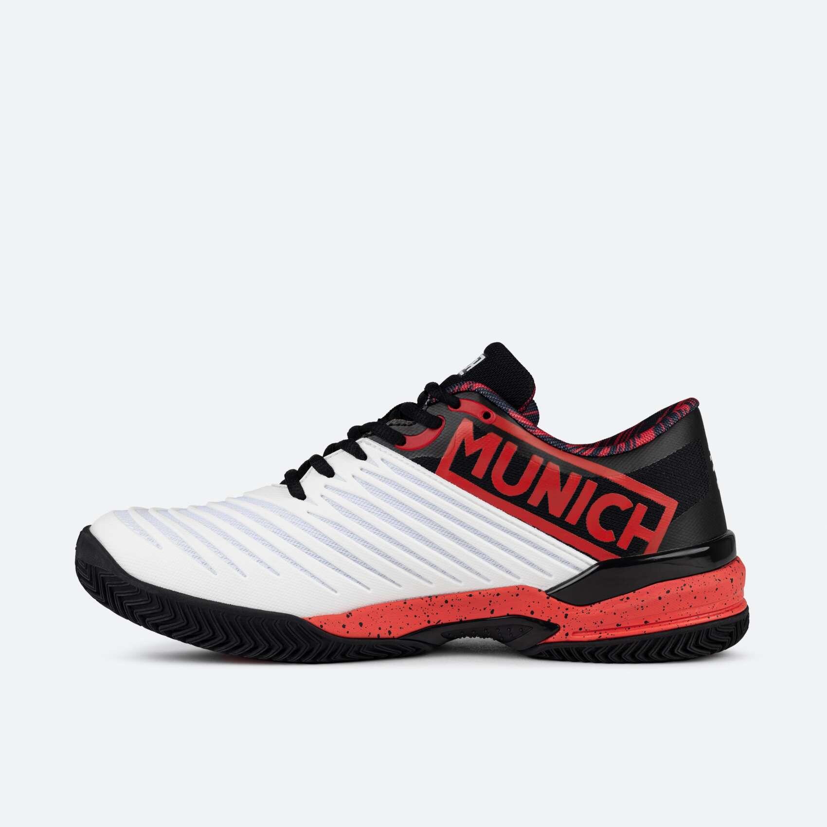 Scarpa da padel MUNICH Pad X Stupa edizione adulto bianco e nero MUNICH | Decathlon