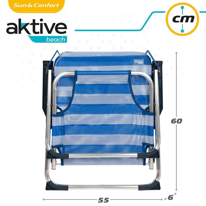 Aktive Chaise Pliante Basse Avec Dossier Fixe Et Poignée Chaise De