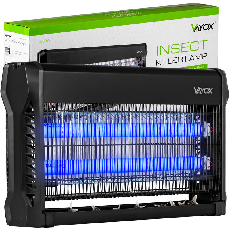 VAYOX IKL-30W insecticidelamp voor muggen en vliegen 320m2 | VAYOX ...