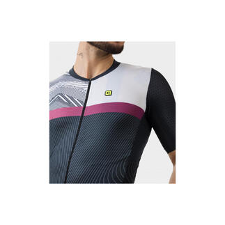 ALÉ CYCLING Alé Zig Zag Short Sleeve Jersey Zwart | Decathlon