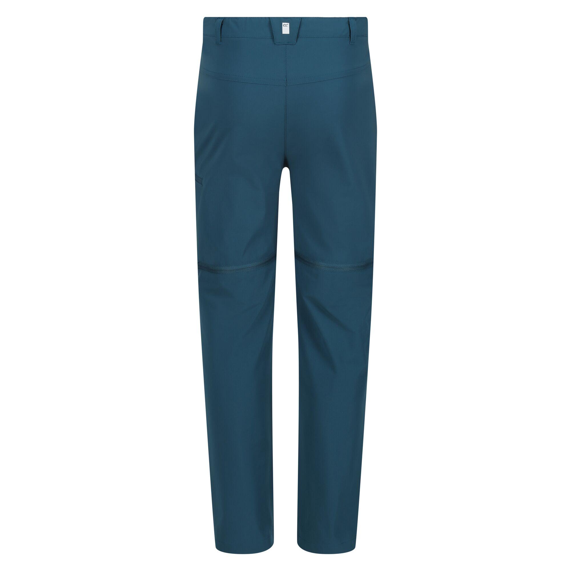 Kinder/Kinder Highton Stretch Afritsbare Wandelbroek (Marokkaans blauw) | Decathlon