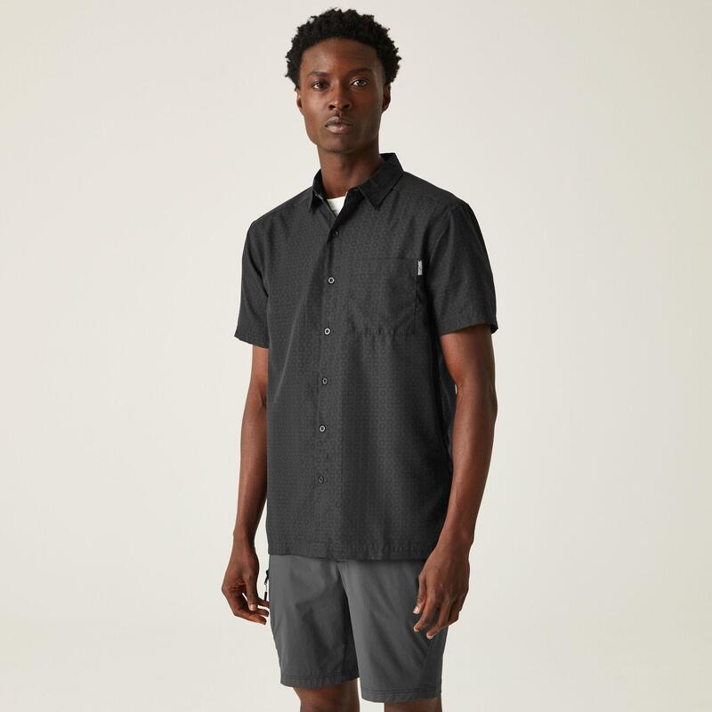 Chemise Manches Courtes - Mindano VIII noir homme REGATTA | Decathlon