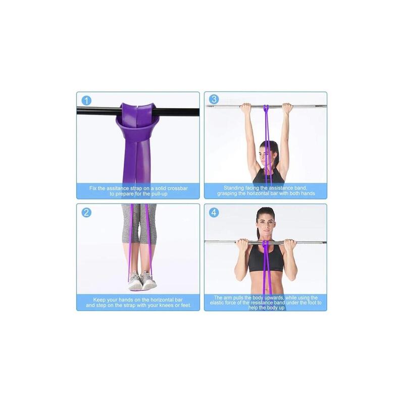SPOWERTS - Banda elastica de rezistenta, galben 4-8 kg | Decathlon