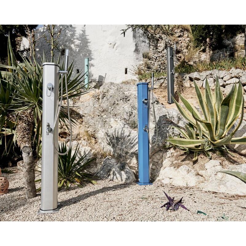 Chuveiro Solar Exterior Jolly Go 20L com Enxágue de Pés - Alumínio ...