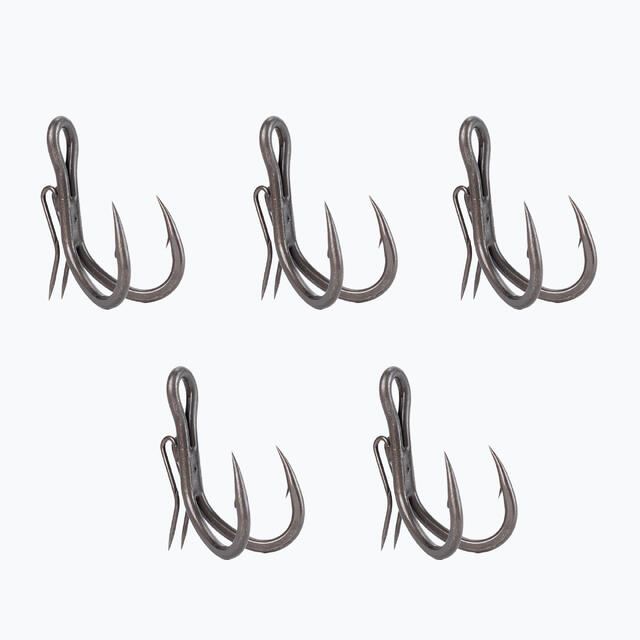 Black Cat Ghost Double Hook DG Coating 5st. Size 4/0 | Decathlon