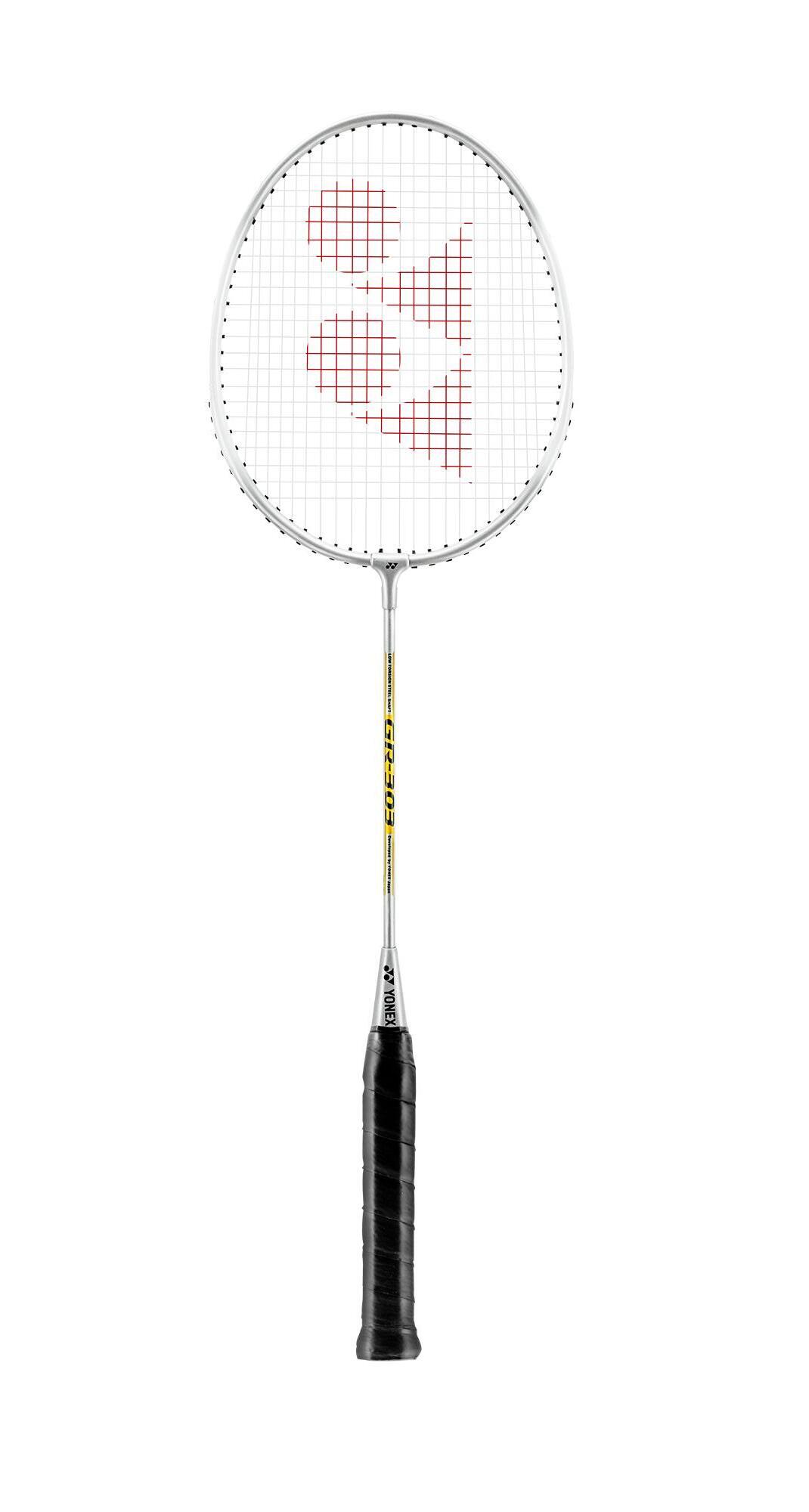 Badminton Racket GR 303 1U (strung,SILVER)