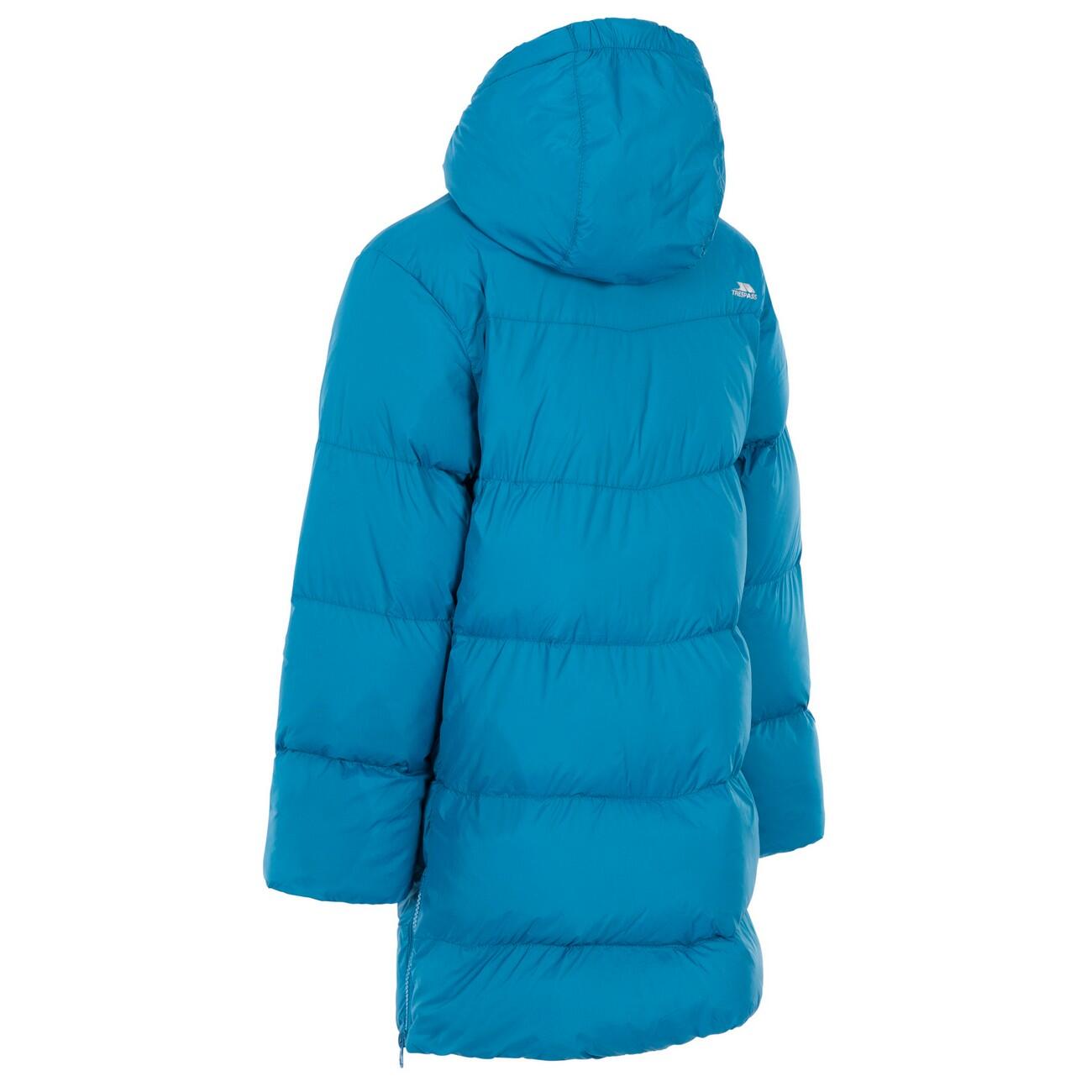 Gewatteerde jas voor kinderen (Rijk groenblauw) | Decathlon