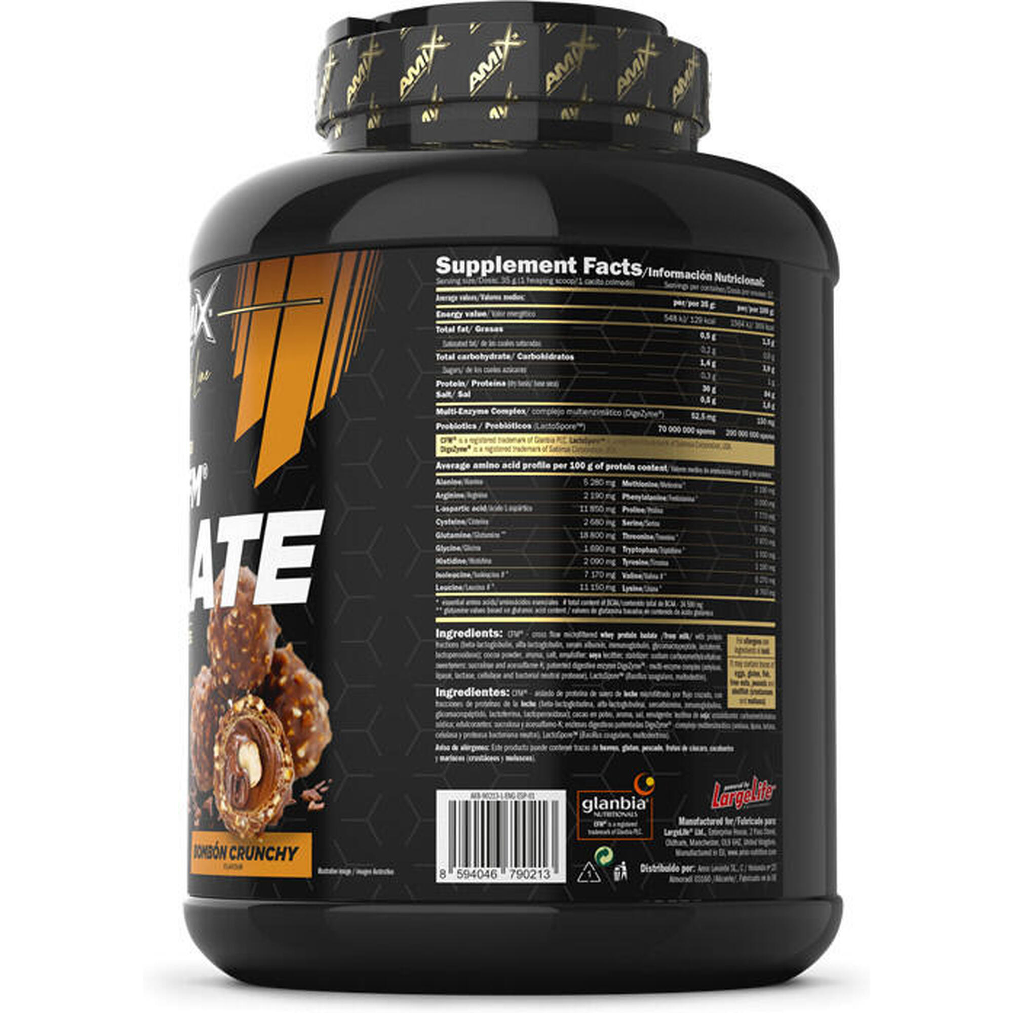Black cfm isolate - 2kg Bonbons de salade de Amix Nutrition AMIX ...