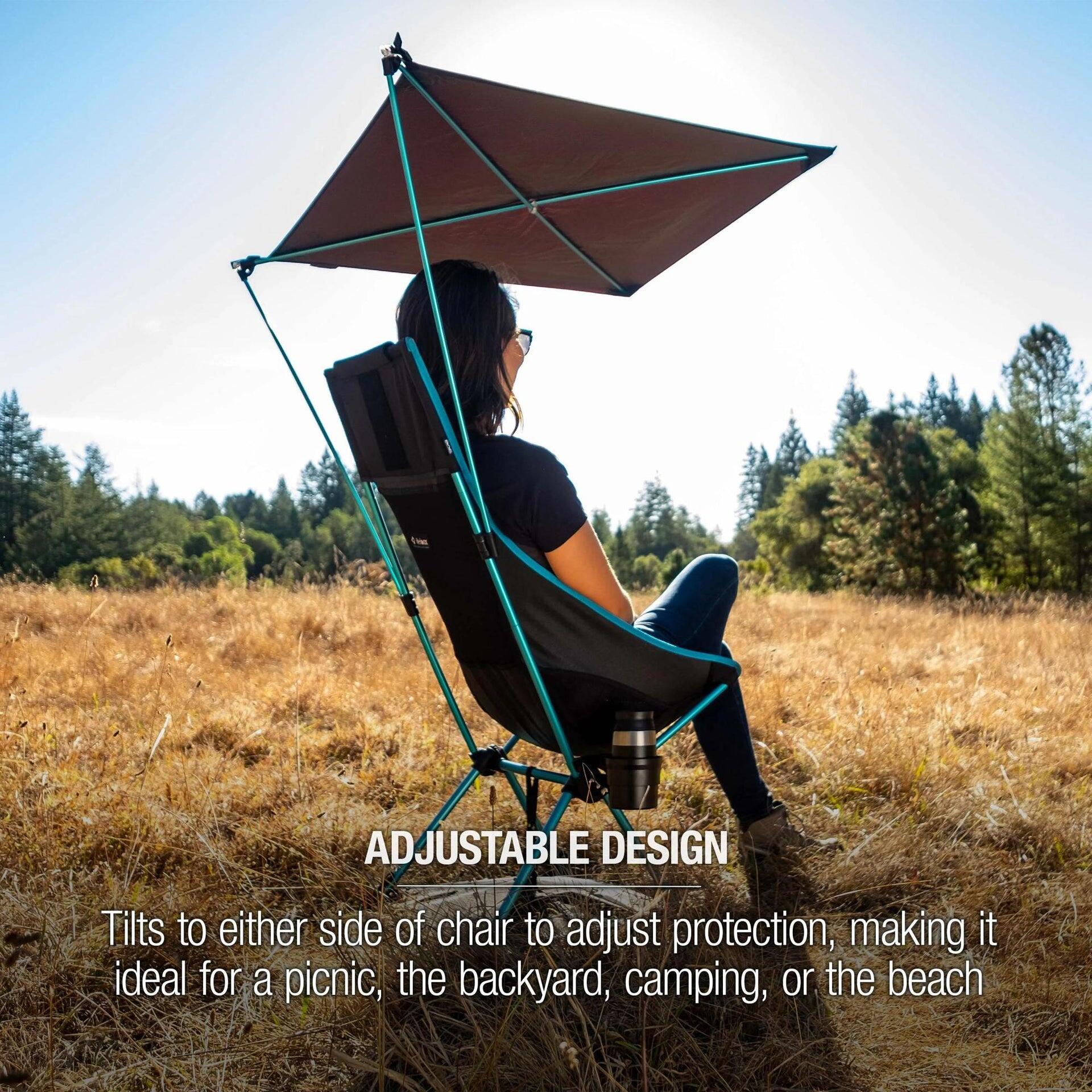 Camping Chair Personal Shade Coyote Tan Camping Chair Personal Shade Coyote Tan