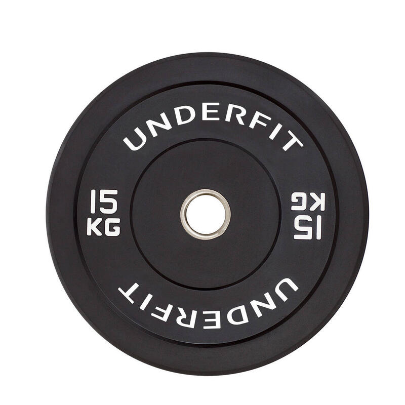 Obciążenie olimpijskie bumper Black UNDERFIT UNDERFIT | Decathlon