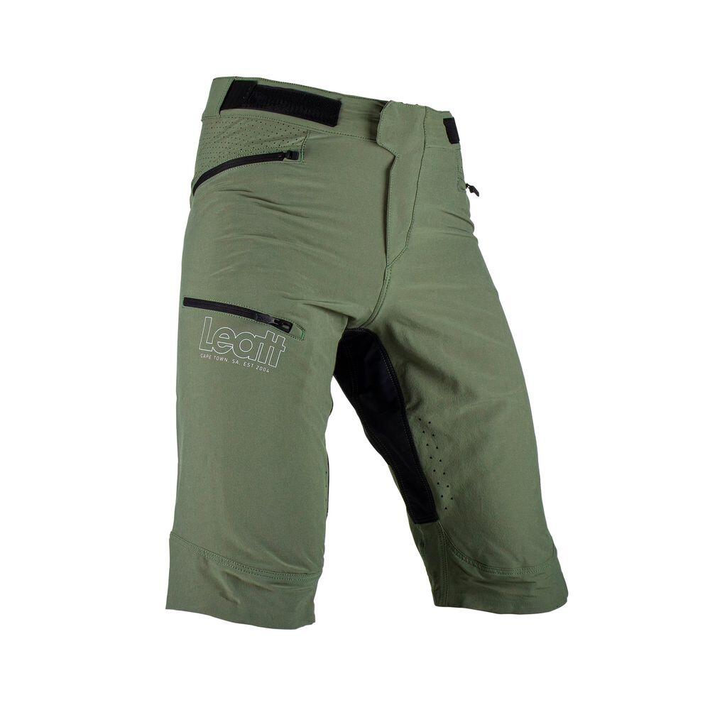 Short VTT Enduro 3.0 ultra confortable et déperlant Vert Homme LEATT ...
