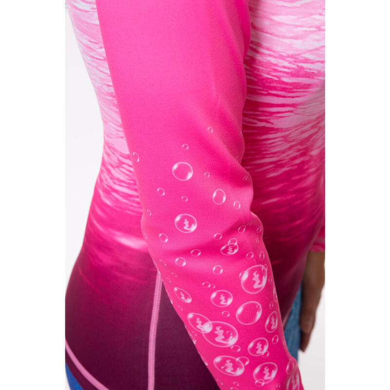 Mermaid Protector Rashguard "OCEAN DNA" Rose MERMAID PROTECTOR | Decathlon