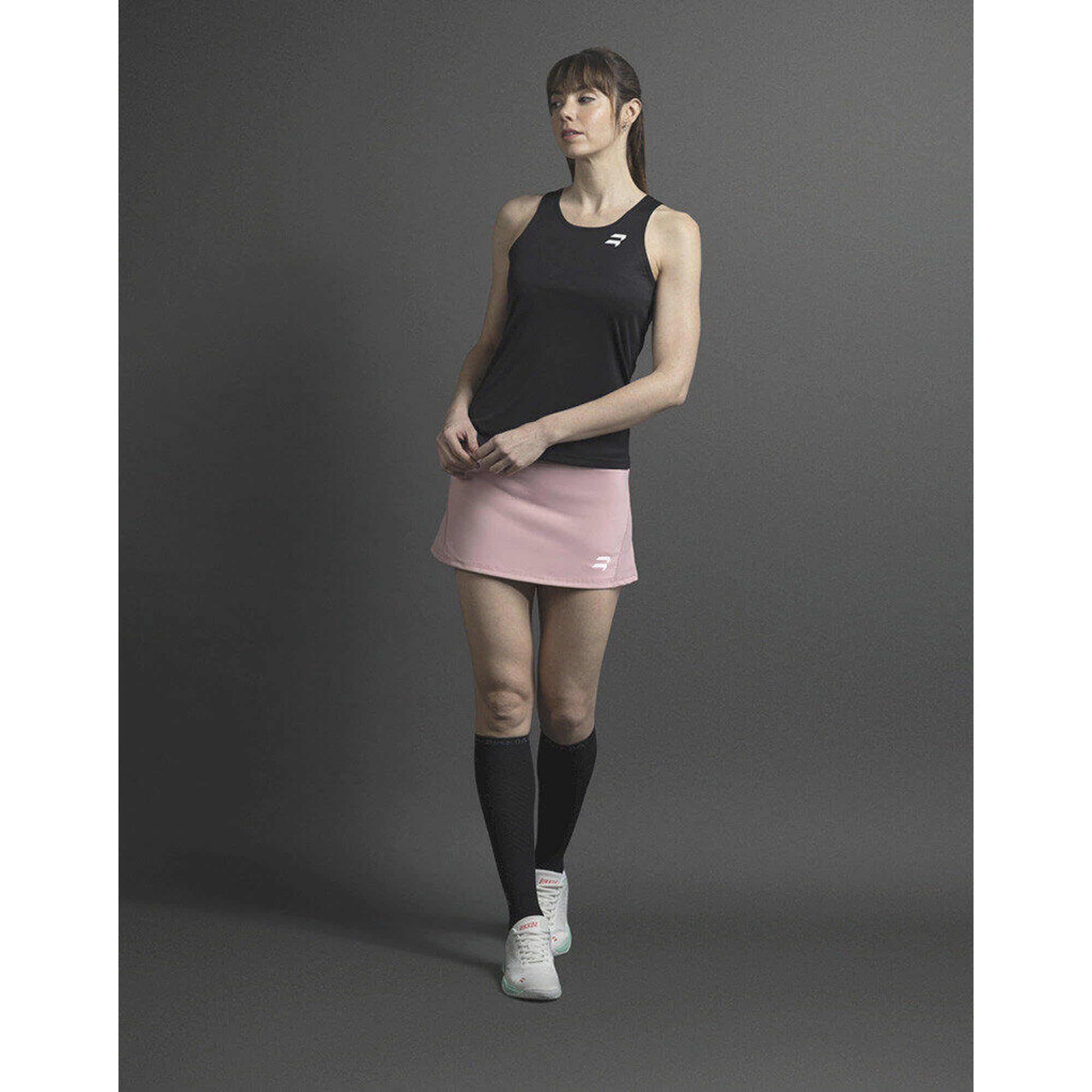 Jupe de padel Nur rose clair pour femme BIKKOA | Decathlon