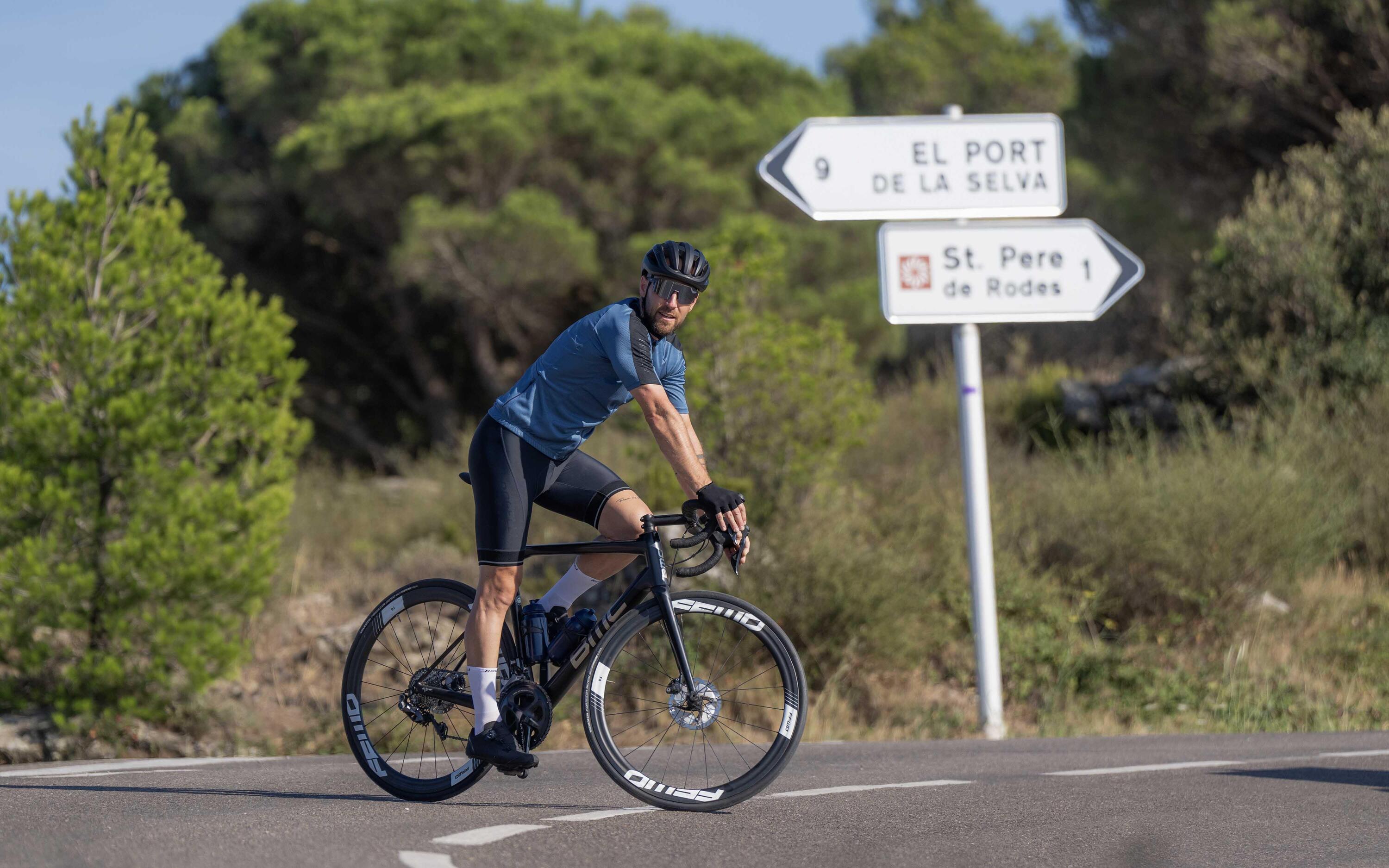 Men's Cycling Jersey Short Sleeve Comfort Fit Explore Blue | Decathlon