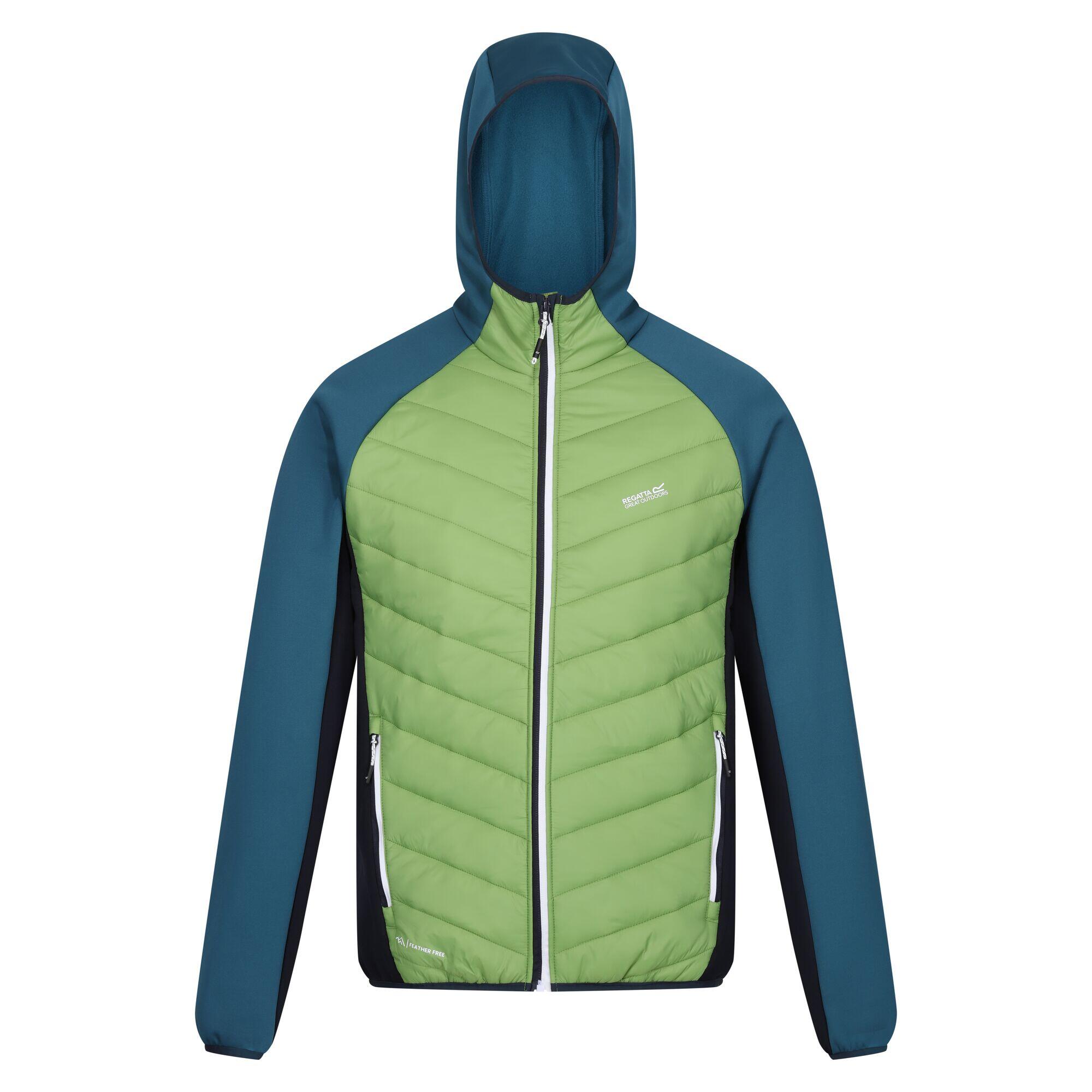 Mens Andreson Viii Hybrid Jacket Piquant Green Moroccan Blue Regatta