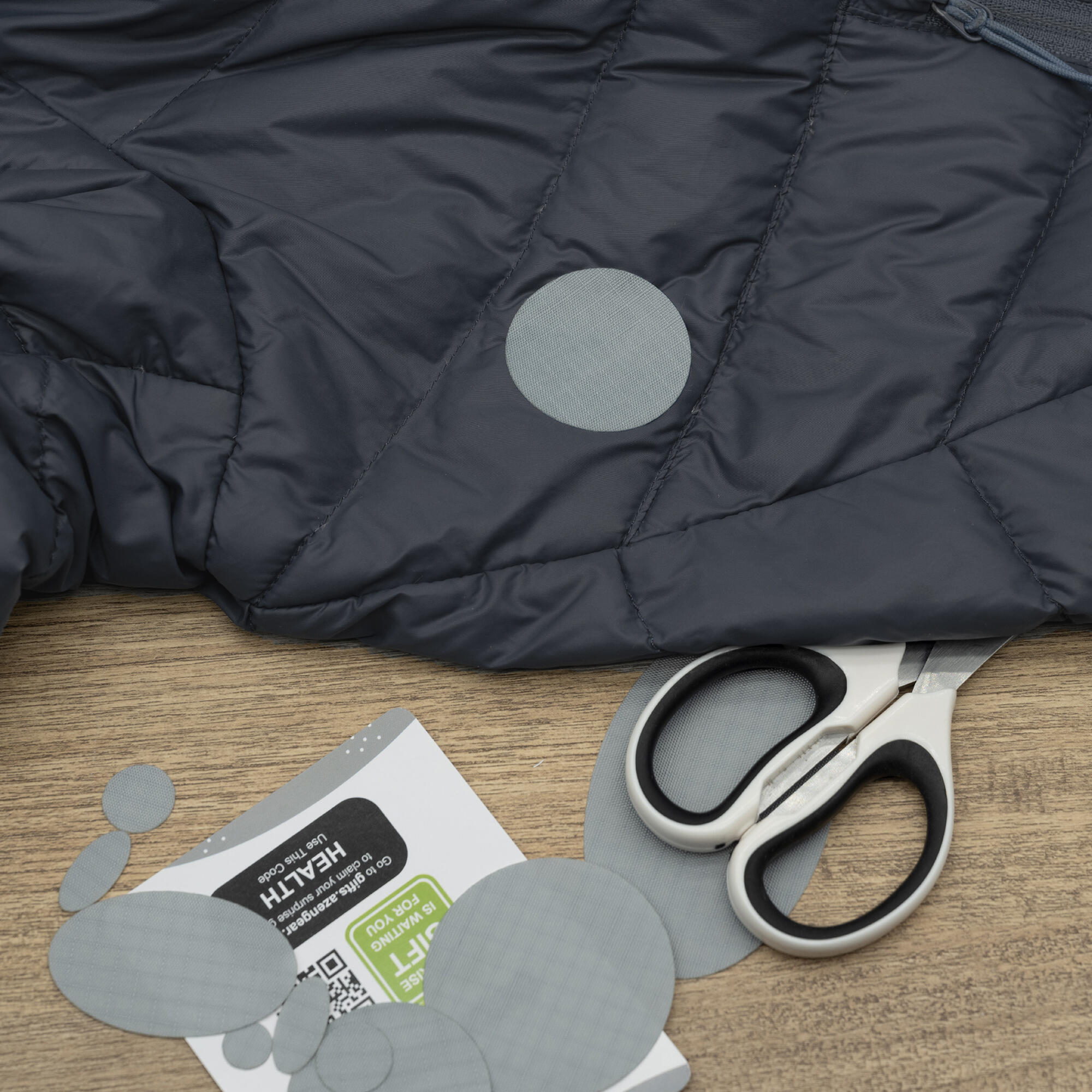 Puffer Jacket Repair Patches | Waterproof, Self-Adhesive (11Pcs, Silver ...