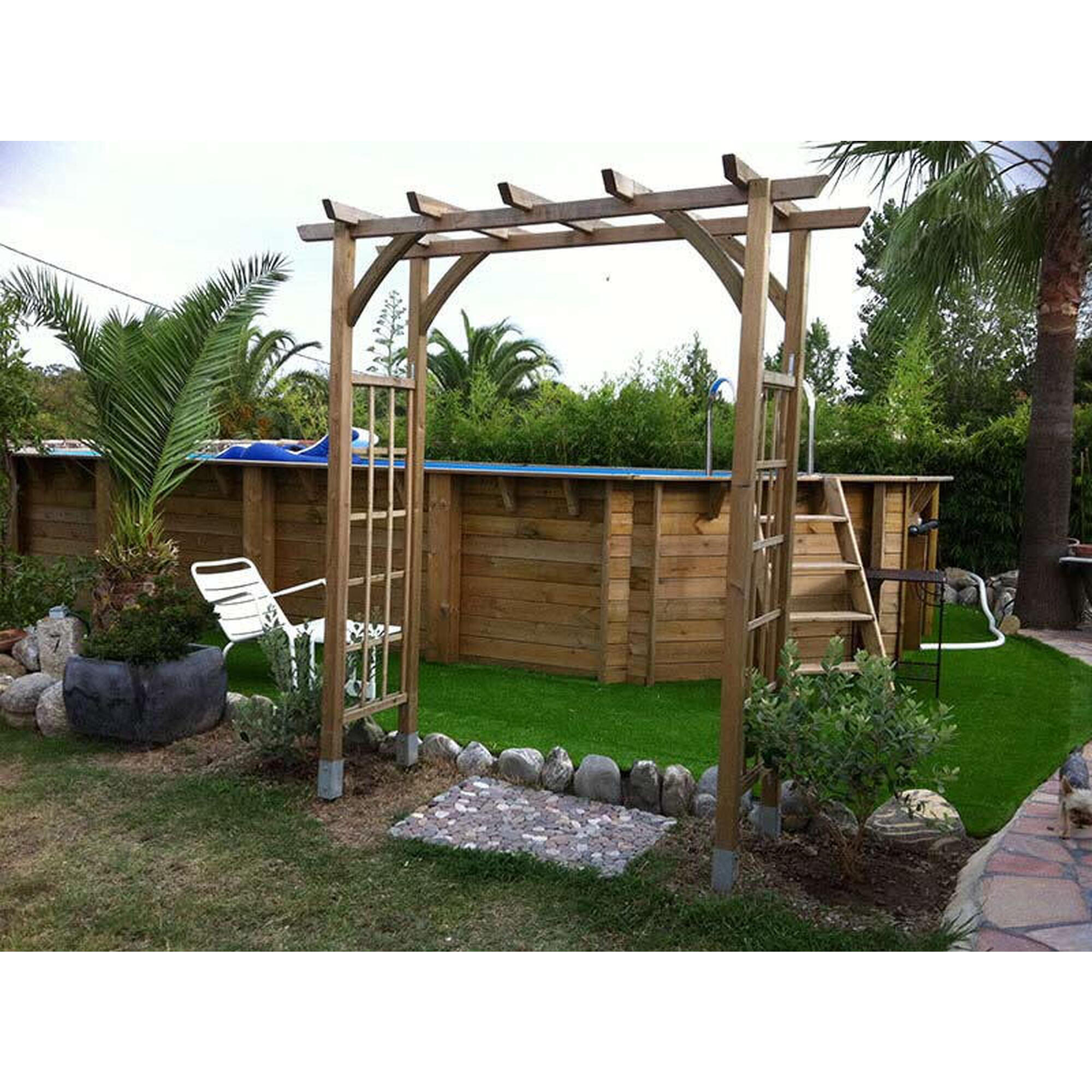 Kit piscine bois Nortland-Ubbink OCEA 470x860x130cm UBBINK | Decathlon