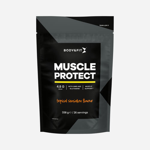 Muscle Protect - Sensation tropicale - 338 grammes (26 doses) BODY&FIT ...