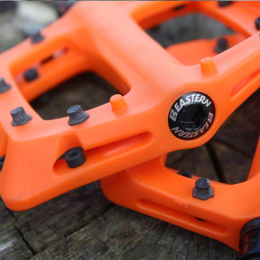 Eastern Bikes Linx MTB Flat Pedals - Orange EASTERN BIKES | Decathlon