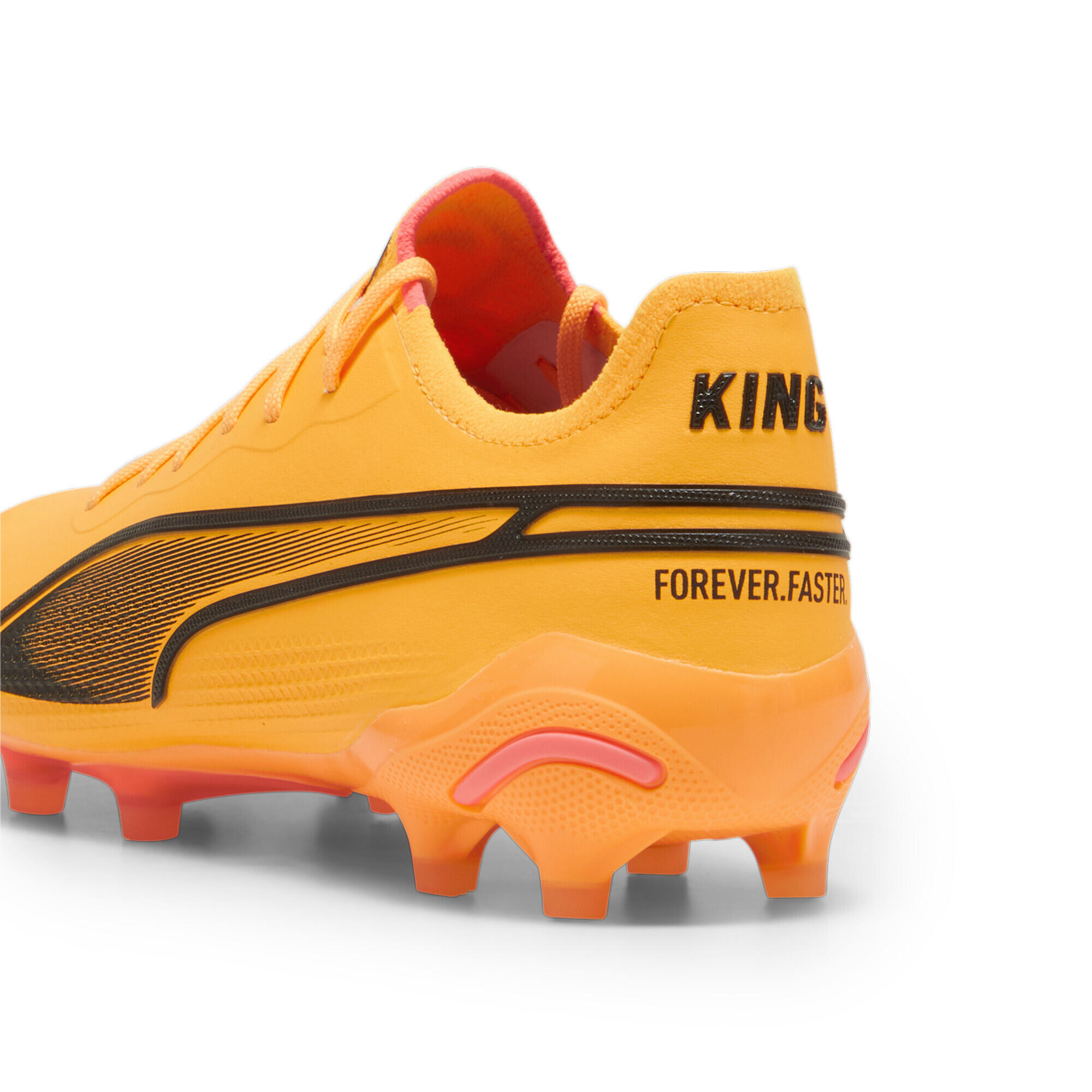 Puma King Ultimate FG/AG Mens Orange Football Boots | Decathlon