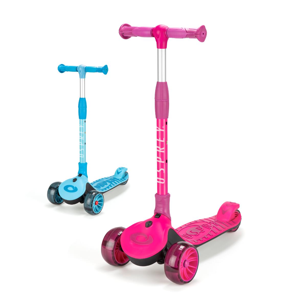 Osprey 3Ride Tri Scooter Kids Scooter Easy Fold 3 Wheel Kids Scooter