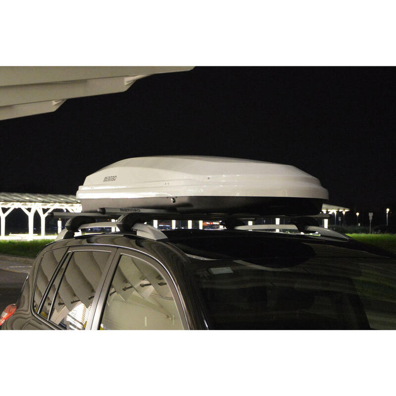 MENABO - Cutie portbagaj Menabo Diamond 450 White, 163x90x36cm | Decathlon