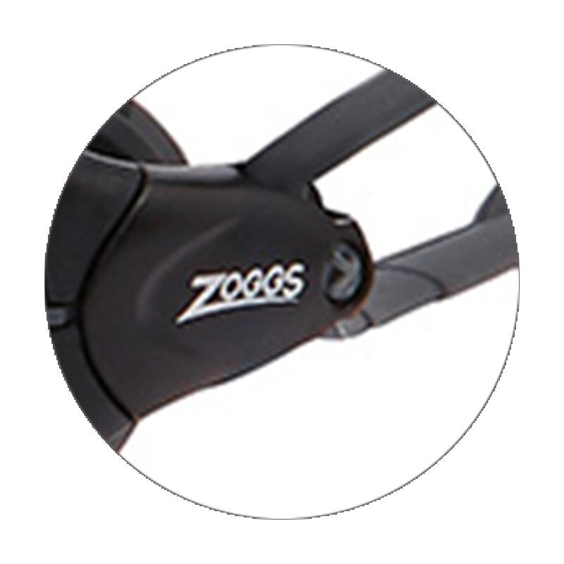 Zoggs Predator Flex Titanium Mirrored Goggles - Grey / Black / Orange ...