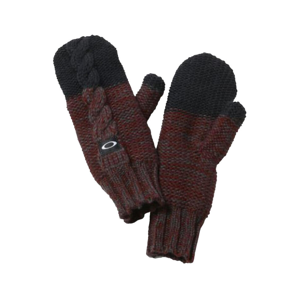 Womens/Ladies Kachina Mittens (Maroon) OAKLEY | Decathlon