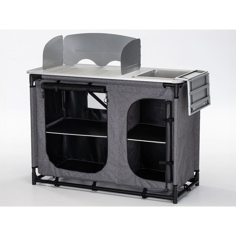 Meuble de cuisine camping - Ruoka - Armoire pliable avec structure alu ...
