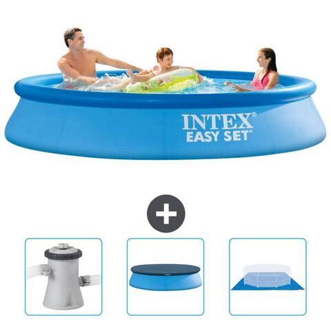 Intex runder aufblasbarer Pool – 305 x 61 cm mit Zubehör - 2811676 ...